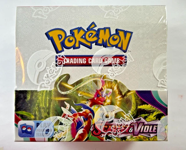 POKEMON SCARLET & Violet Booster Box Display Base Set Card TCG English Sealed EUR 4,50 - PicClick FR