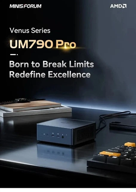 MINISFORUM UM790 PRO Mini schnellster PC AMD Ryzen 9 7940HS bis 5,2 GHz ...
