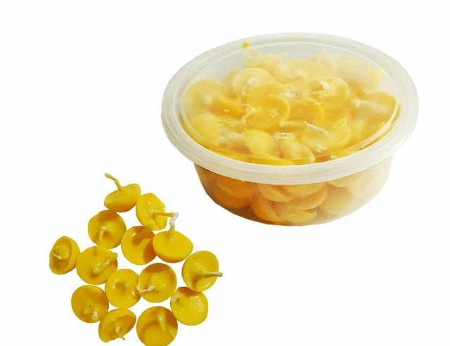 PURE COW GHEE Diya (100 Diyas) Cotton Wick for Puja and Special ...