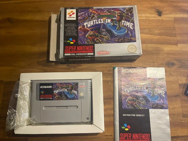 TEENAGE MUTANT NINJA Turtles IV: TURTLES IN TIME SNES. Complete In box ...