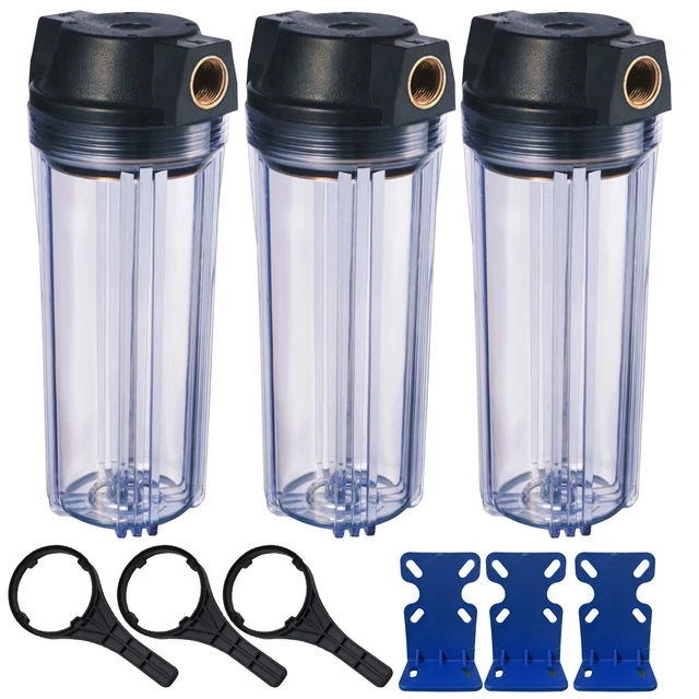 Geekpure Water Filter Geekpure – 3/4" NPT Brass, Fits 10" X 2.5 ...
