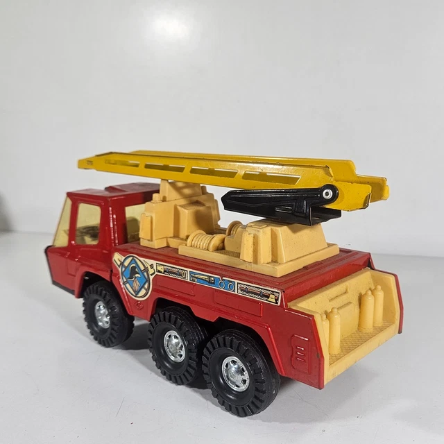 VINTAGE BRONCO J. Gozan No. 2521 Diecast Model Fire Truck 1970s Car ...