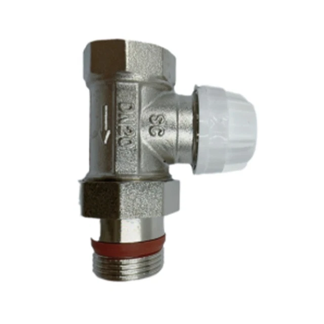 THERMOSTATIC VALVE LCD Display Valve Home Heating Nickel-plated ...