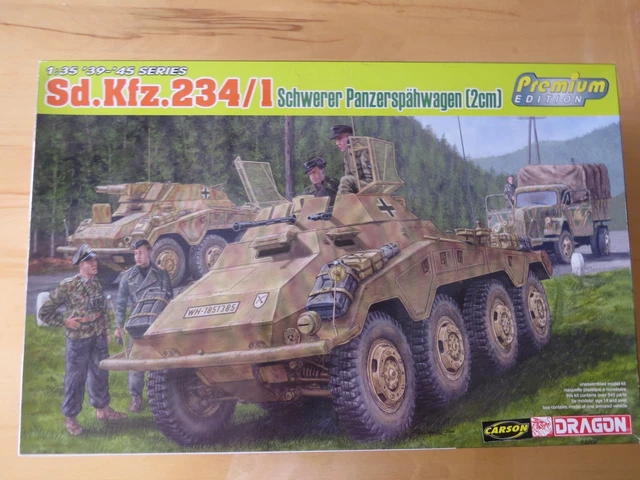 DRAGON 6879, SCHWERER Panzerspähwagen ( 2cm ) Sd.Kfz. 234/1, 1:35 EUR ...