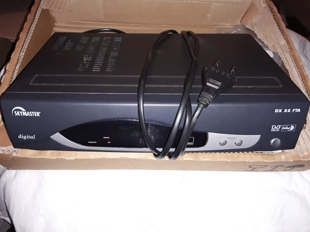 SKYMASTER DX22 FTA digitaler Satelliten-Receiver mit Fernbedienung EUR 5,00 - PicClick DE