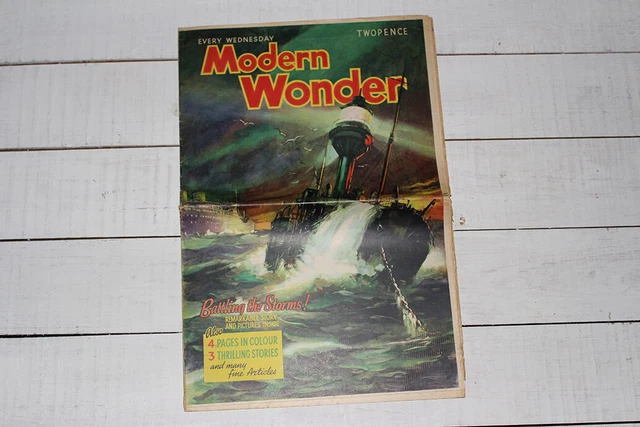 VINTAGE MODERN WONDER Magazine Vol.1 No.8 July 10, 1937 £9.99 - PicClick UK