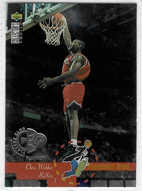 CHRIS WEBBER 1995-96 Upper Deck Collector s Choice NBA Washington ...