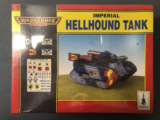 WARHAMMER 40K 2ND ed Imperial Guard Hellhound tank - new in shrink wrap ...