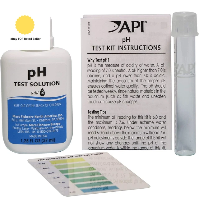 PH TEST KIT 250-Test Freshwater Aquarium Water Ph Test Kit £14.76 ...