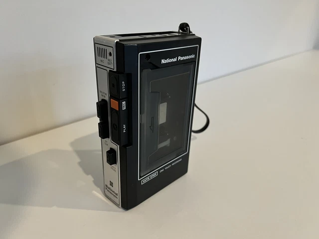 NATIONAL PANASONIC RQ-331 Vintage Portable Cassette Dictation Player ...