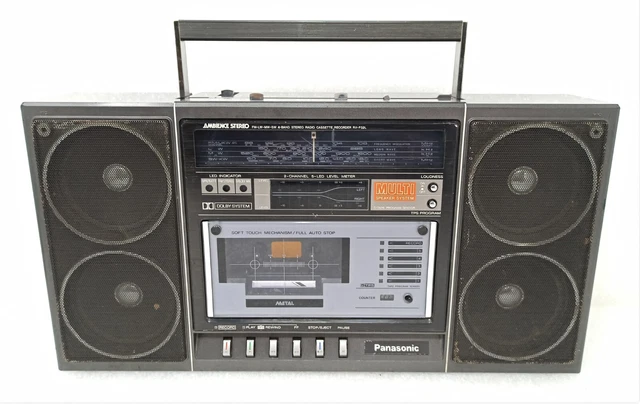 PANASONIC RX-F32L BOOMBOX ghettoblaster vintage radio cassette player ...