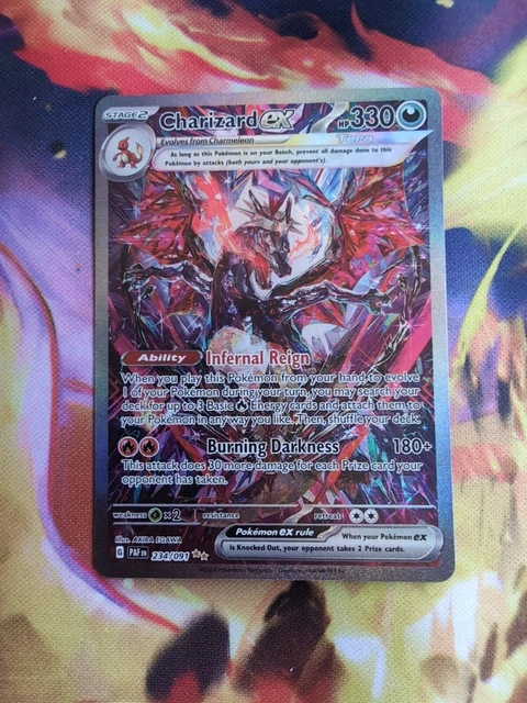 POKÉMON PALDEAN FATES Charizard Ex SIR #234/091 EUR 122,97 - PicClick IT