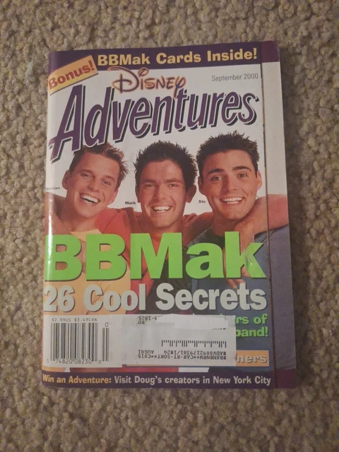 DISNEY ADVENTURES MAGAZINE September 2000 BBMak Pop Band $16.00 - PicClick