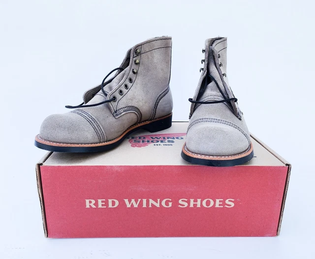 RED WING 8087 Slate Abilene Roughout Iron Ranger US 8 D NIB Factory ...
