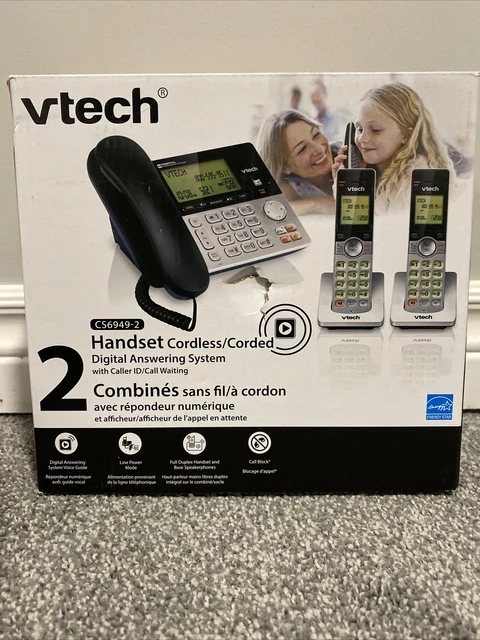 Vtech Cs6949 2 Expandable Corded Cordless Answering System With Call
