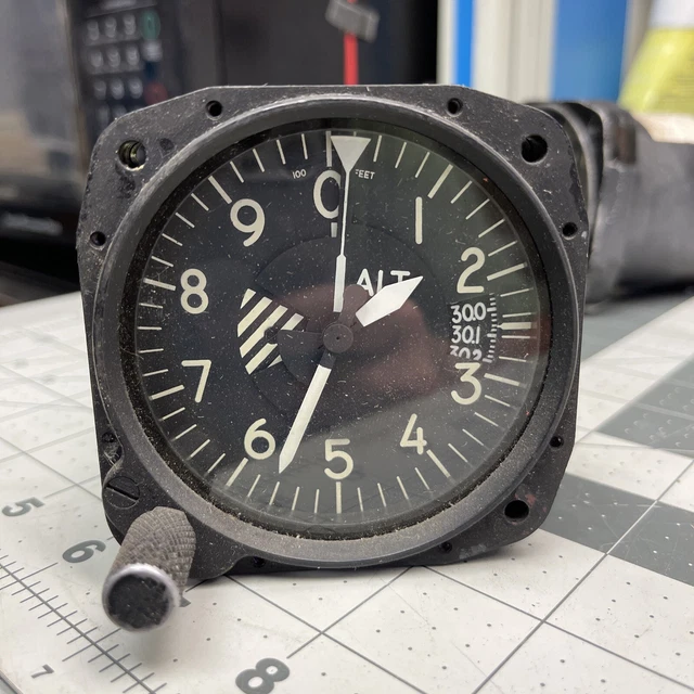 AEROSONIC ALTIMETER INDICATOR Gauge C-10B Type 1, P/N: 101735-01455 ...