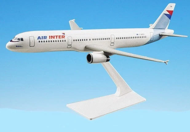 FLIGHT MINIATURES AIR Inter Airbus A321-200 Desk Display 1/200 Model ...