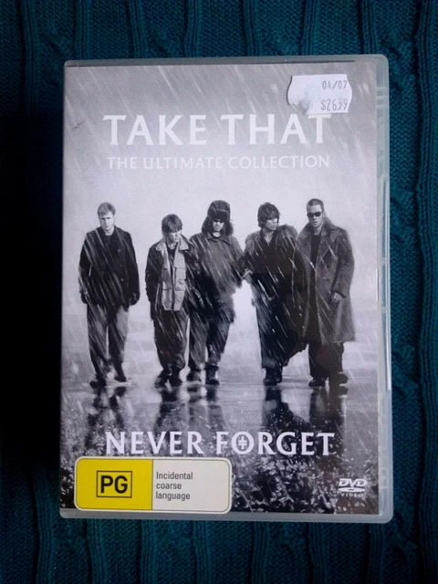 TAKE THAT - Never Forget - The Ultimate Collection (DVD) REGION: 2-6 ...