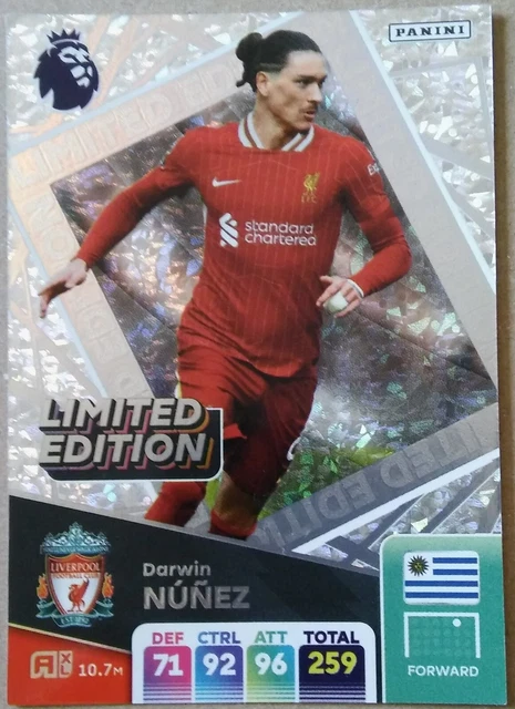 ADRENALYN XL PL 2025 Limited Edition card - Darwin Nunez of Liverpool £ ...