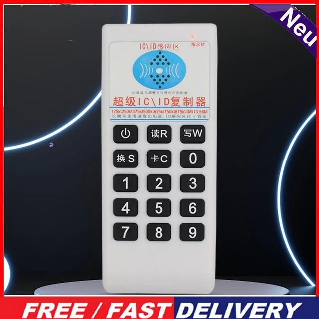 LETTORE E SCRITTORE di schede IC RFID NFC 125 KHZ-13,56 MHZ lettore di smart card RFID portatile ...