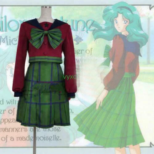 ENSEMBLE UNIFORME SCOLAIRE Sailor-Moon Kaiou Michiru Tomoe Hotaru ...