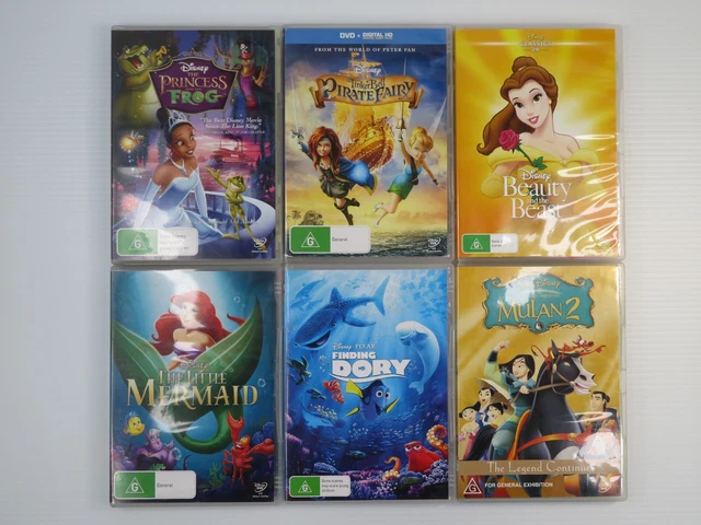 6 X DISNEY Movie Bundle Assorted Titles - DVD - Region 4 - Fast Postage ...