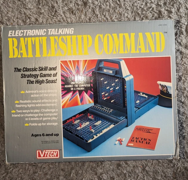 VINTAGE VTECH BATTLESHIP Command Talking Electronic Battleships 1990s £ ...