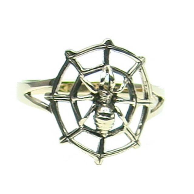 ANELLO RETE DI Ragno Simbolo Gioiello - NUOVO EUR 8,60 - PicClick IT
