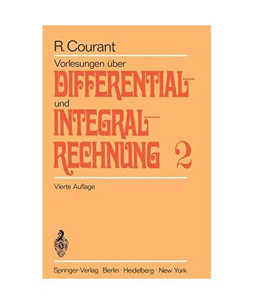 VORLESUNGEN ÜBER DIFFERENTIAL- und Integralrechnung: Zweiter Band: Funktionen m EUR 9,64 ...