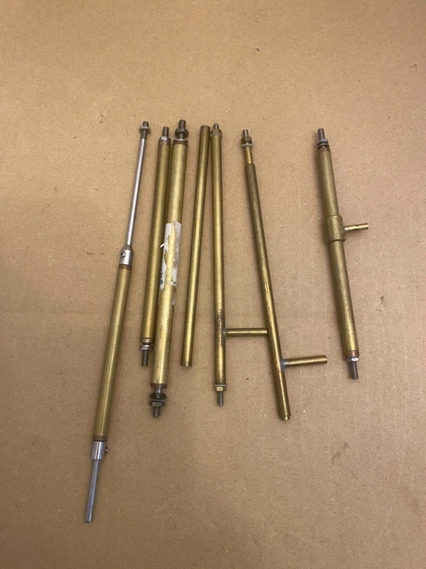 VINTAGE BOAT RUNNING Spares - Brass Prop Shafts £16.13 - PicClick UK