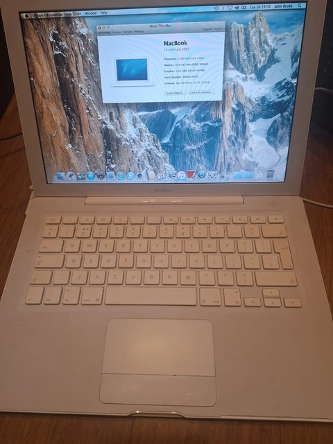 APPLE MACBOOK &&CORE 2 Duo"" 2.0 13" (bianco/07) EUR 115,13 - PicClick IT