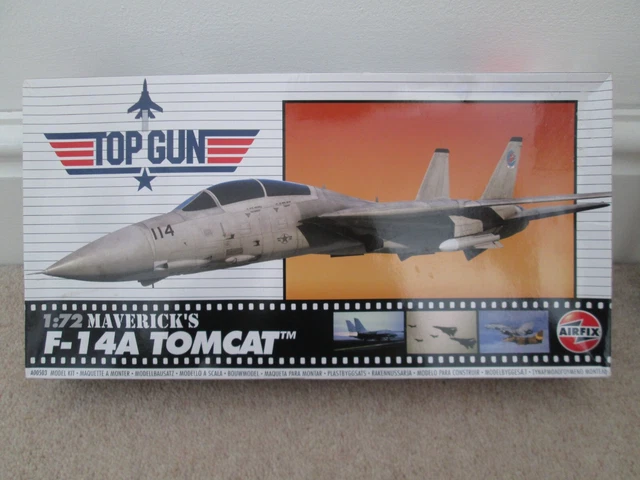 AIRFIX MAVERICK’S TOP Gun F-14A Tomcat - Sealed £17.99 - PicClick UK