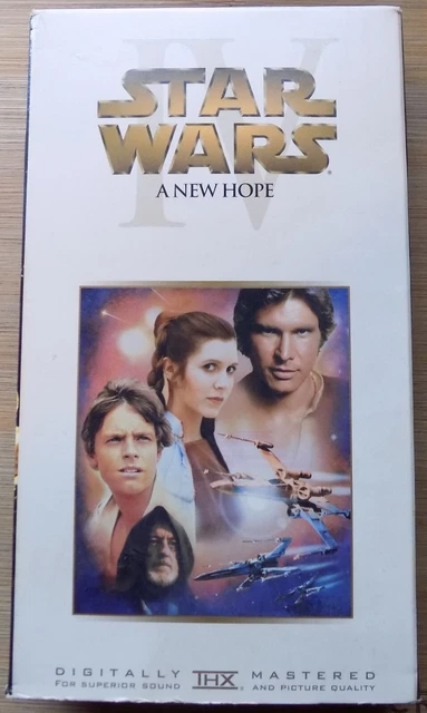 STAR WARS: EPISODE IV - A New Hope - VHS - Mark Hamill, Harrison Ford ...