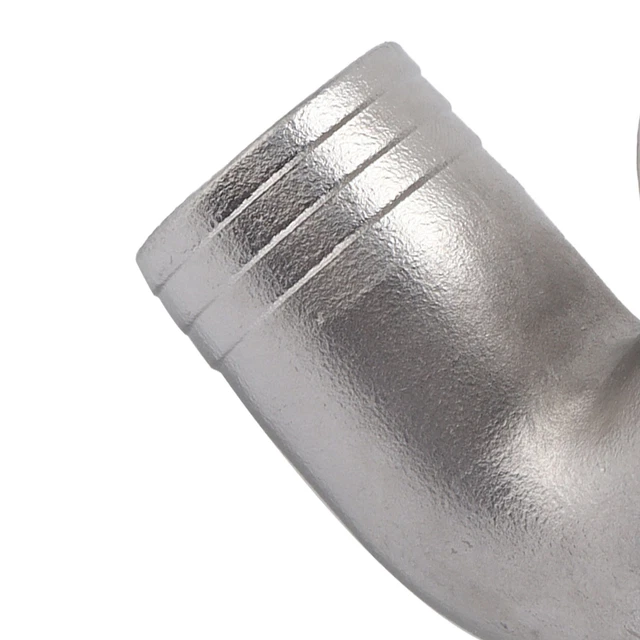 90 DEGREE DECK Drain Scupper 1.5in OD Stainless Steel Plumbing Fittings ...