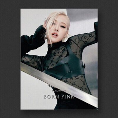 BLACKPINK [BORN PINK] 2nd Album DIGIPACK Ver ROSE CD+POSTER+P.Book+Card ...