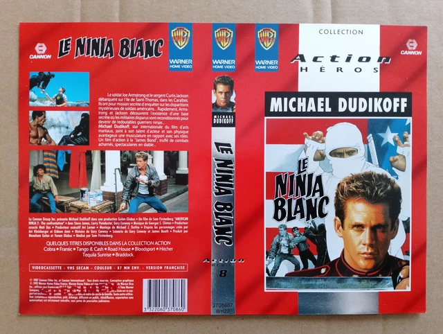 JAQUETTE VHS - Le Ninja Blanc - Vhs Sleeve - Michael Dudikoff ...