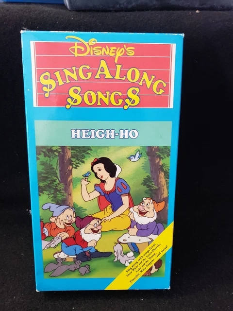 DISNEY SING ALONG Songs Snow White Heigh-Ho VHS Heigh Ho 1987 EUR 10,29 ...