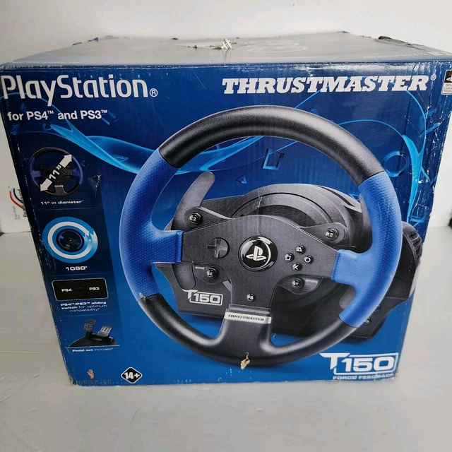 THRUSTMASTER T150 FORCE Feedback Racing Wheel & Pedals (PS3, PS4) - NEW ...
