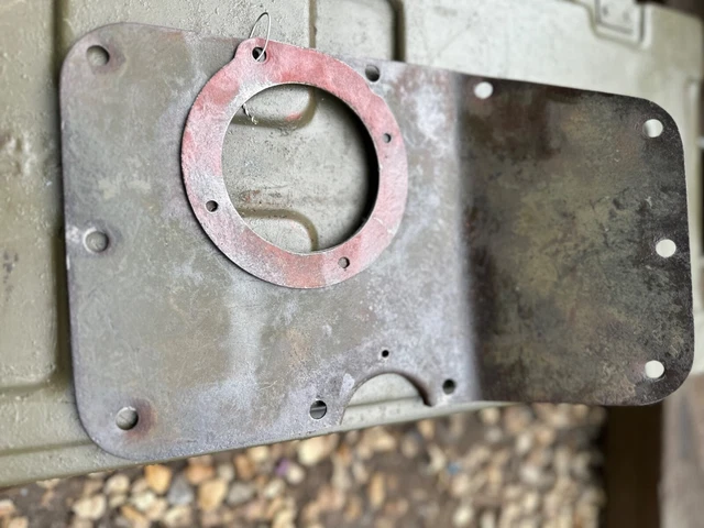 WILLYS MB FORD GPW original WW2 Transmission floor cover and lever ring ...