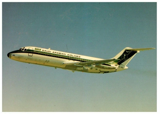 CARTE POSTALE AVION Saudi Arabian Airlines Douglas DC 9 15 EUR 10,96 ...