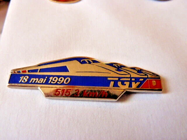 PIN'S TRAINS SNCF / TGV RECORD DU MONDE 18 MAI 1990 / DECAT / #SoutienUkraine EUR 5,00 - PicClick FR