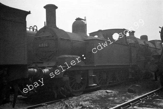 BRITISH RAILWAY NEGATIVE - BR ex MR No. 41835 0-6-0T Locomotive c1950 [P330] £1.50 - PicClick UK