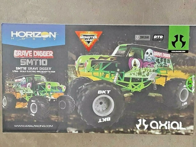 MONSTER TRUCK AXIAL SMT10 Grave Digger RTR 1/10 4WD AXI03019 tout neuf ...