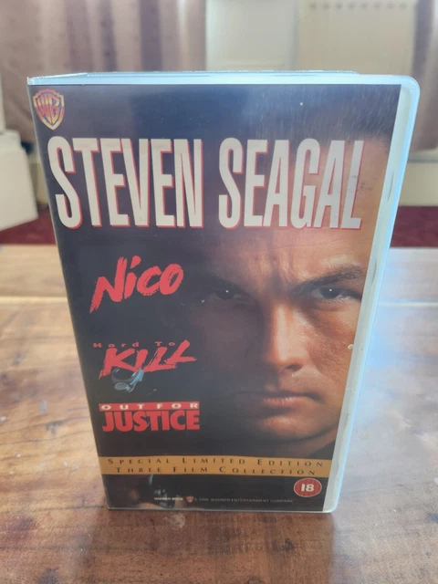STEVEN SEAGAL SPECIAL Limited Edition Three Film Collection VHS £30.00 ...