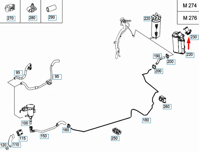 MERCEDES-BENZ CLASSE C W204 Vanne d'arrêt A0014701393 Neuf Authentique ...