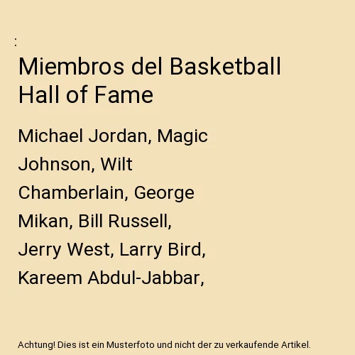 MIEMBROS DEL BASKETBALL Hall of Fame: Michael Jordan, Magic Johnson ...