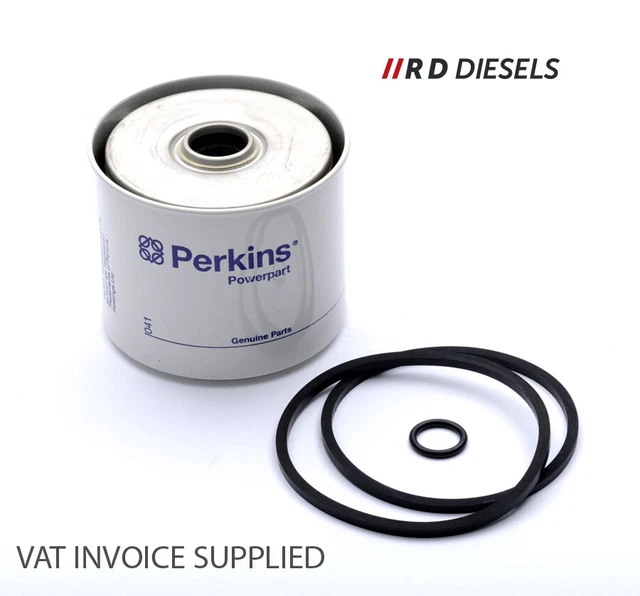 MASSEY FERGUSON GENUINE Perkins Fuel Filter Suit Mf 35X Mf 135 Etc ...