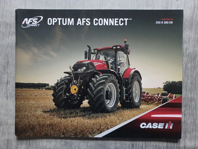 PROSPECTUS BROCHURE TRACTEUR Case Ih Optum Afs Connect 250 - 300 Ch EUR ...