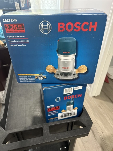 BOSCH 1617EVS 2.25 HP Electronic Fixed Base Router $139.99 - PicClick
