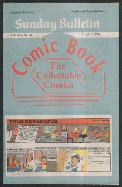 SUNDAY BULLETIN COMIC Book V2n31 Peanuts Doonesbury Superman Star Trek ...